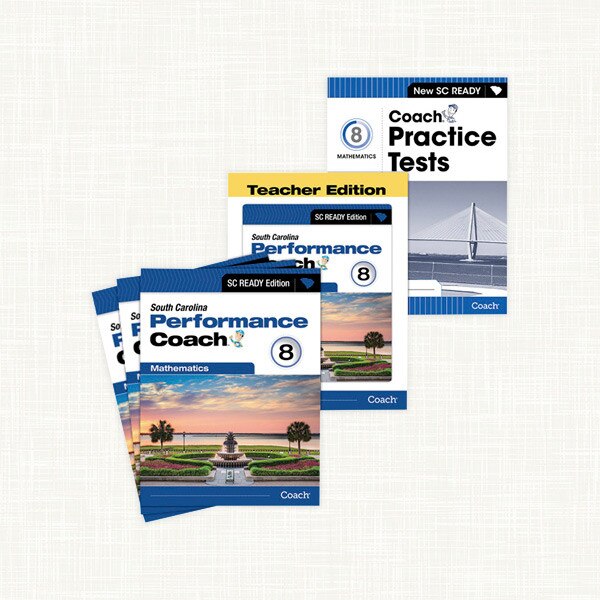 South Carolina Performance Coach, Math, Classroom Set with SC READY ...