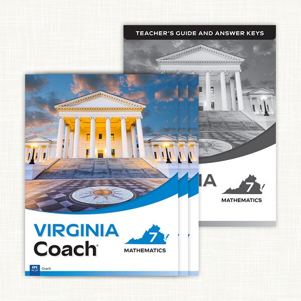 Virginia Coach Math, Class Set Grade 7