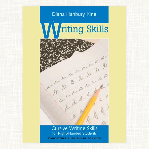 Cursive Writing Skills for Right-Handed Students