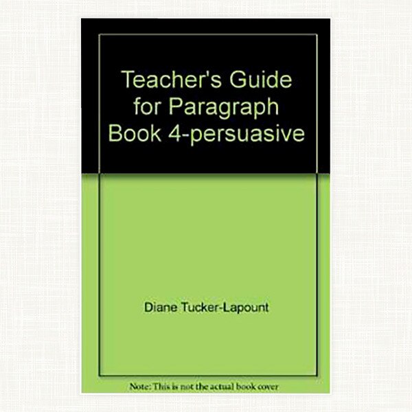 The Paragraph Book 4, Teacher's Guide
